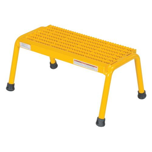 Buy Vestil SSA-1-Y, Step Stand, Welded, Aluminum, Yellow - Mega Depot