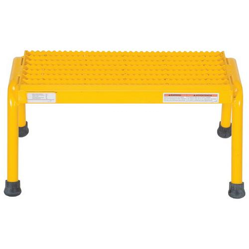 Buy Vestil SSA-1-Y, Step Stand, Welded, Aluminum, Yellow - Mega Depot