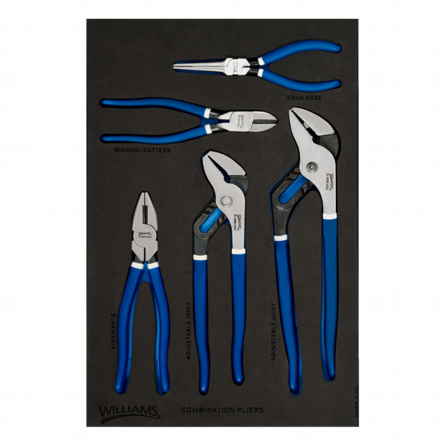 Buy Williams JHWFPLS-4GL, 4 piece Cutting Utility Plier Set in Foam ...