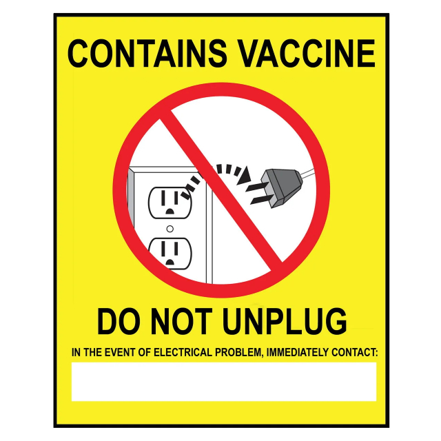 Buy Zing Green Products 5125S, Refrigerator Label, Do Not Unplug, 6" x ...